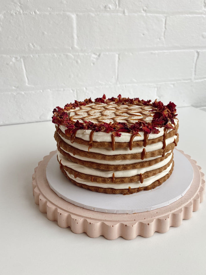 Biscoff Layer Cake – The Butcher's Daughters Cakes